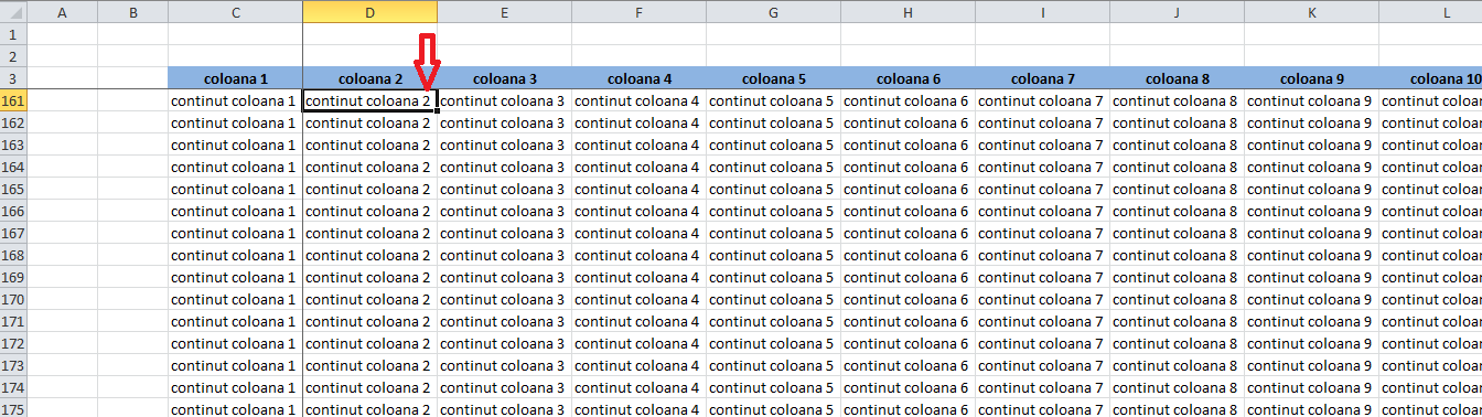 Infocentru - informatii, tutoriale it, discutii!: Cum blochezi un rand ...