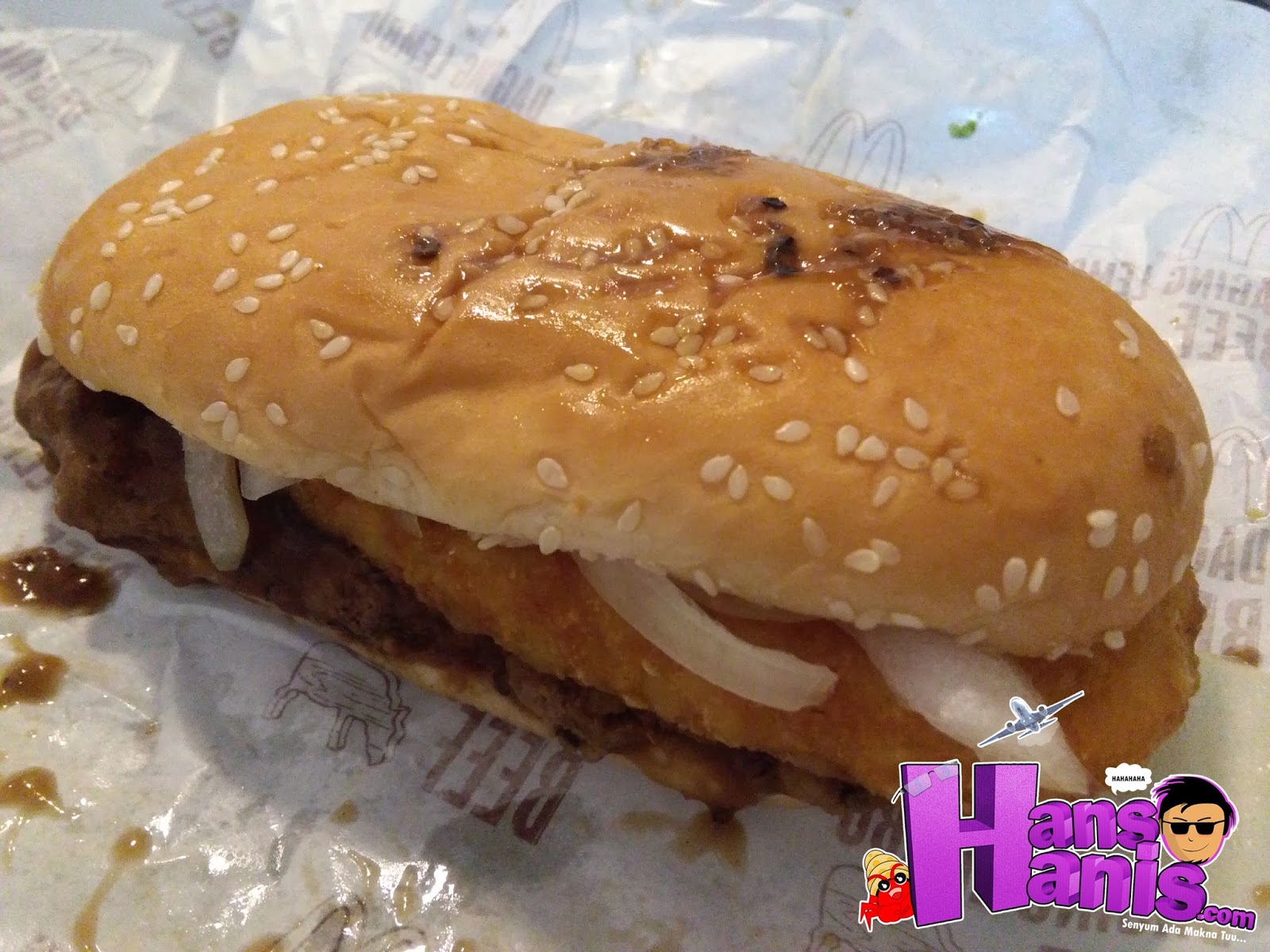 McDonald's Golden Prosperity Beef Burger 2018 Malaysia