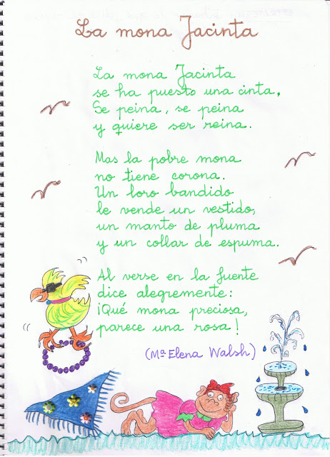 LECTOESCRITURA EN EDUCACIÓN INFANTIL: POESIAS PARA RUTINAS