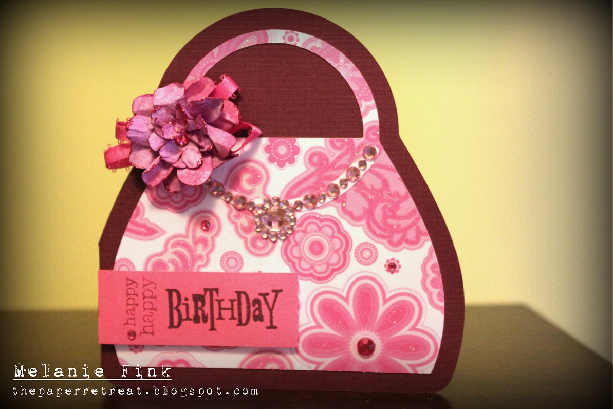 The Paper Retreat: Purse Birthday Card!