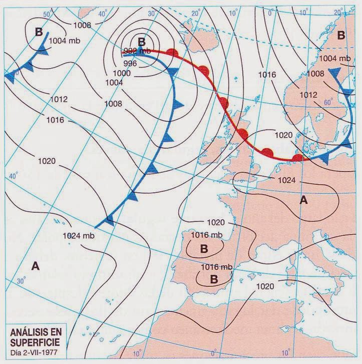 Recursos de Xeografía e Historia de 1º ESO: Comentario dun mapa do tempo