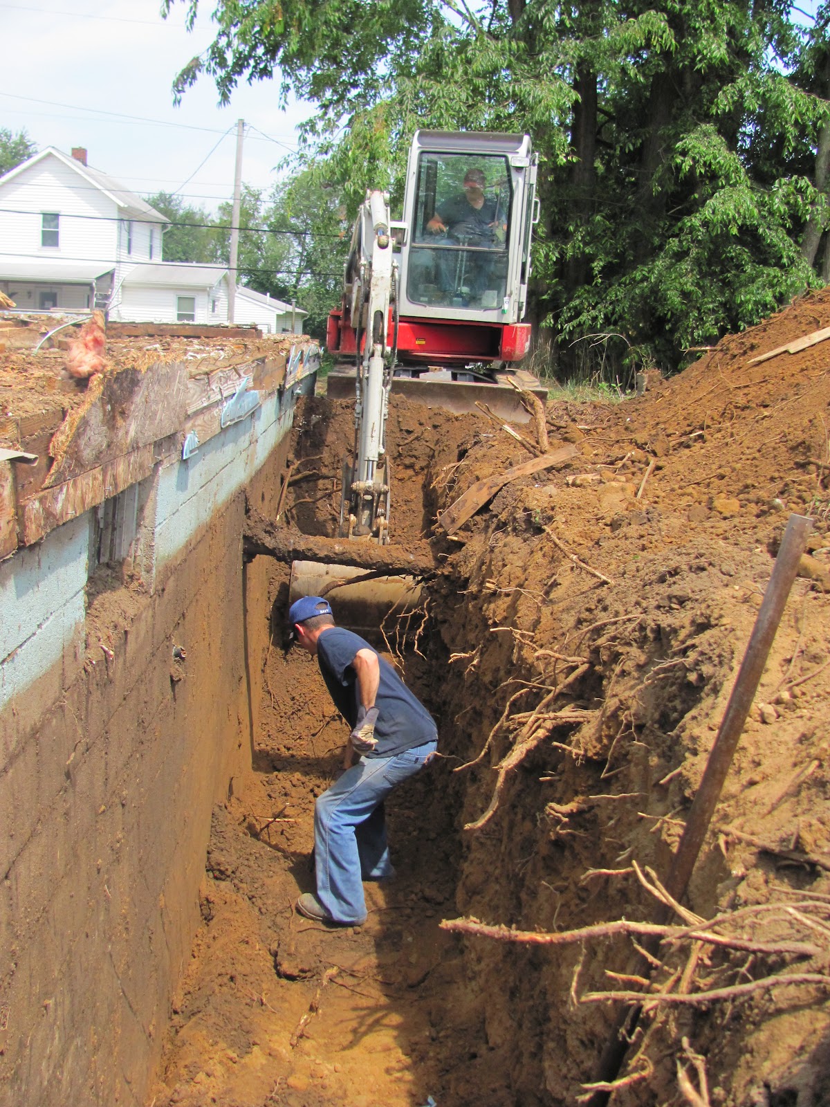 Our (Wild) Renovation: Excavation Day 1