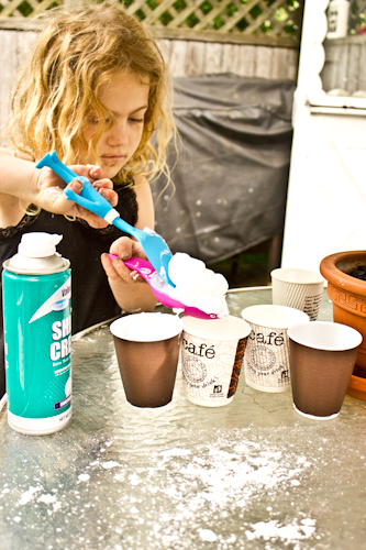 Craft Knife: Tutorial: Shaving Cream Puff Paint