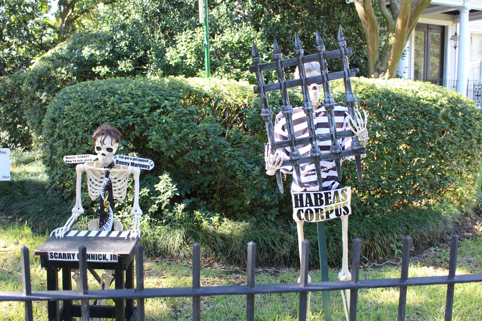 The Skeleton House: Halloween 2017 | A Very Sweet Blog