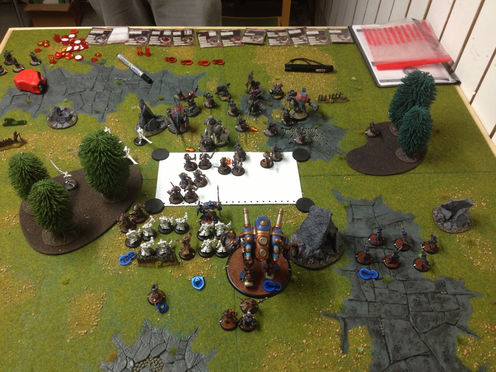 The Warmachine Project: Cygnar vs Khador (pStryker vs eButcher) 50pts ...
