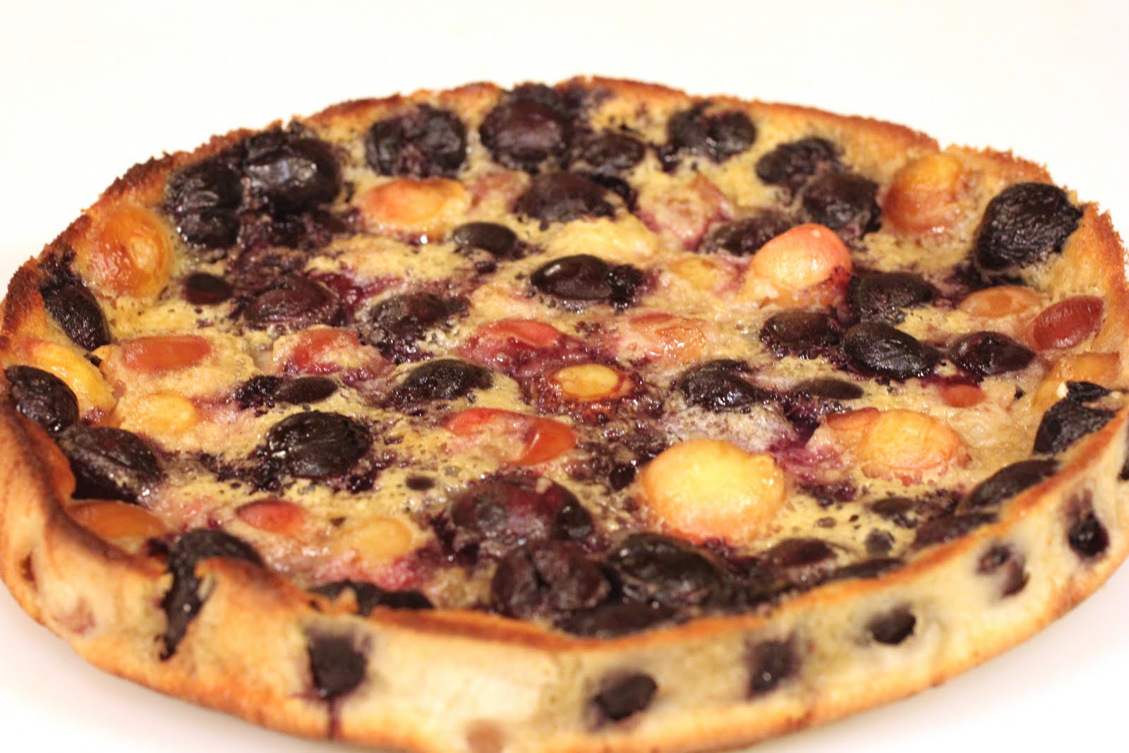 Cherry clafoutis recipe, on the lighter side