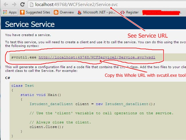 How to Deploy WCF Services on your Local Network and access it through your WCF Client ...