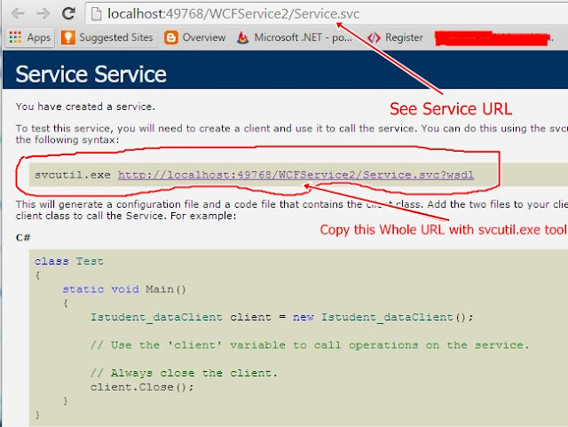 How to Deploy WCF Services on your Local Network and access it through your WCF Client ...