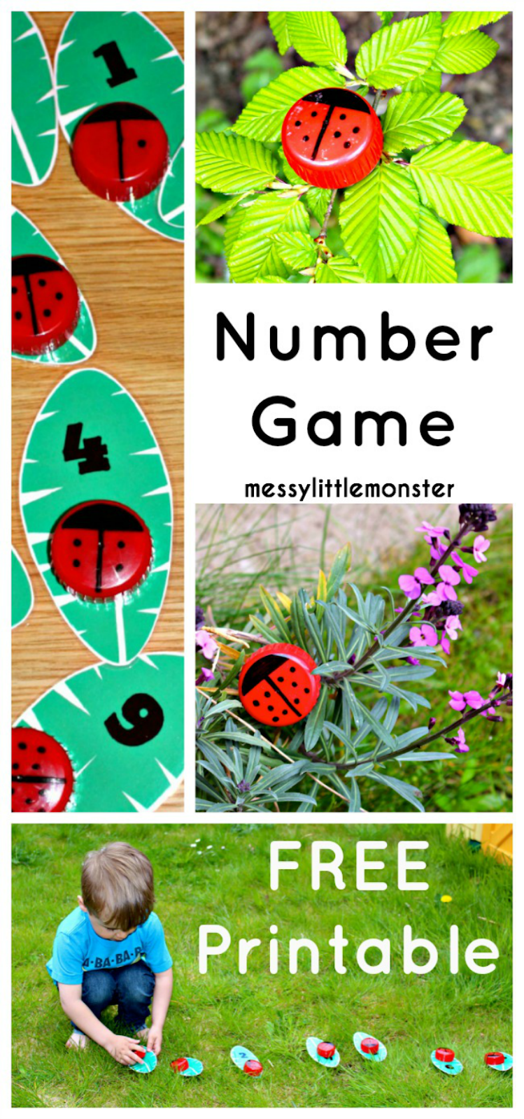 Learn to Count Ladybird Craft - Messy Little Monster