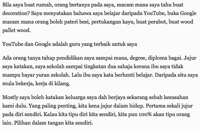 Aku Hidup Dgn Rm3 Sehari Selama 6 Bulan Tapi Apa Jadi Selepas Tu Buat
