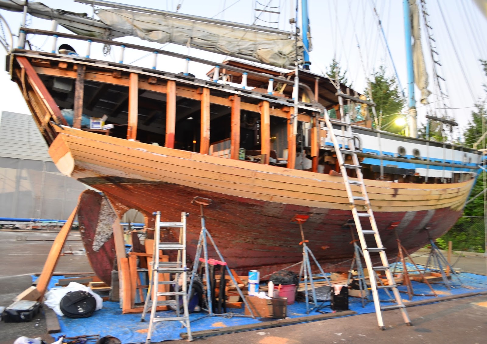 Maintaining a Timber Boat - Cruisers & Sailing Forums