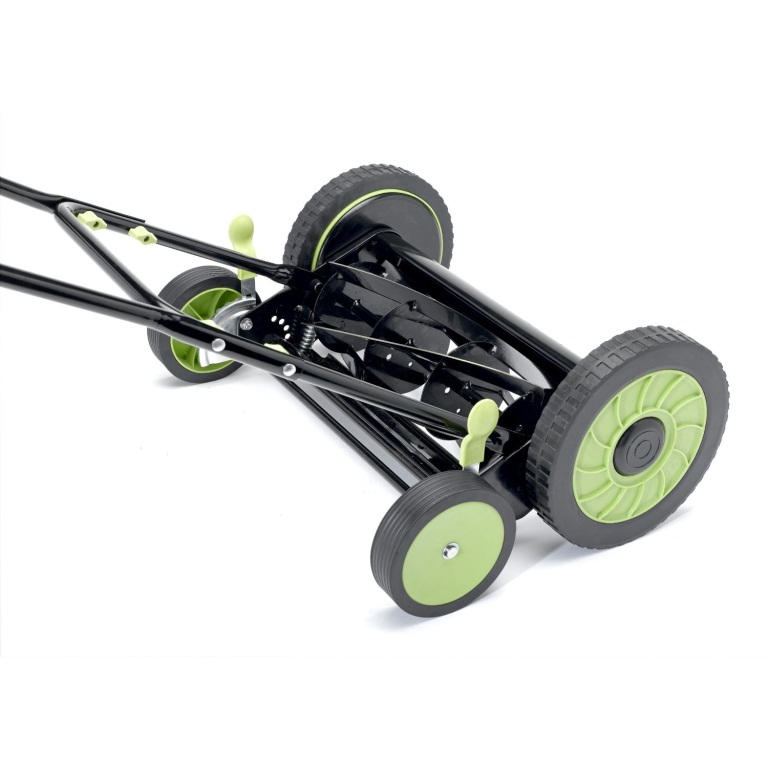 Walk Behind Lawn Mowers: Cleva-LawnMaster LMRL1601 Reel Mower, 16-Inch