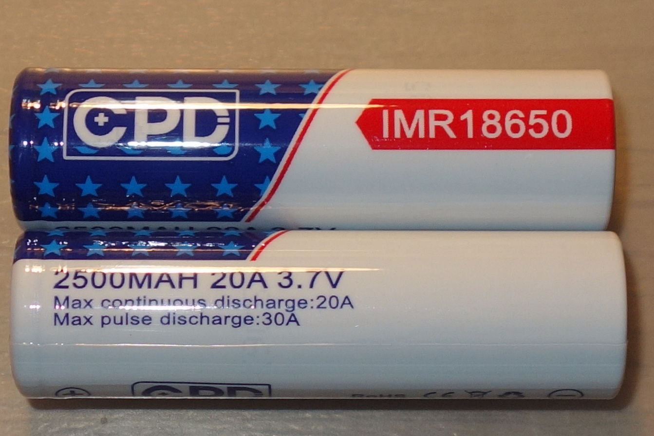 Torchy the Battery Boy: 18650 IMR "safe chemistry" batteries