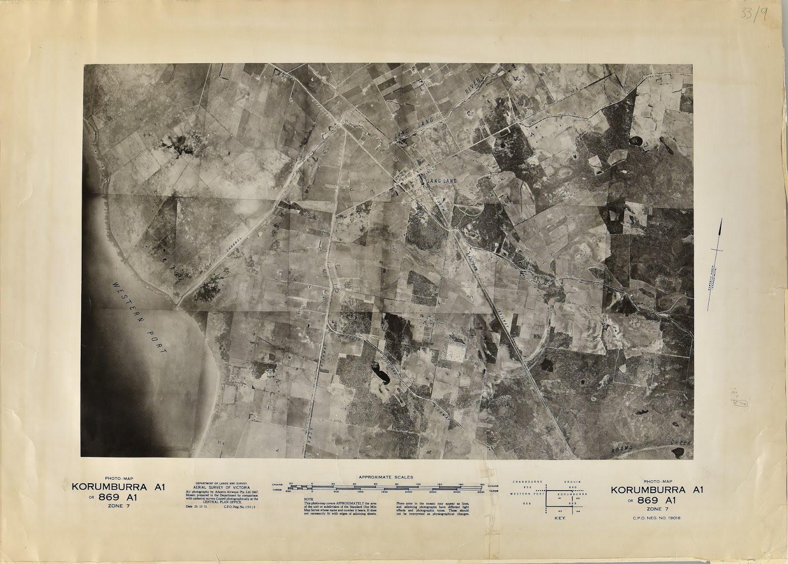 Casey Cardinia - links to our past: Aerial photos of the flat, coastal ...