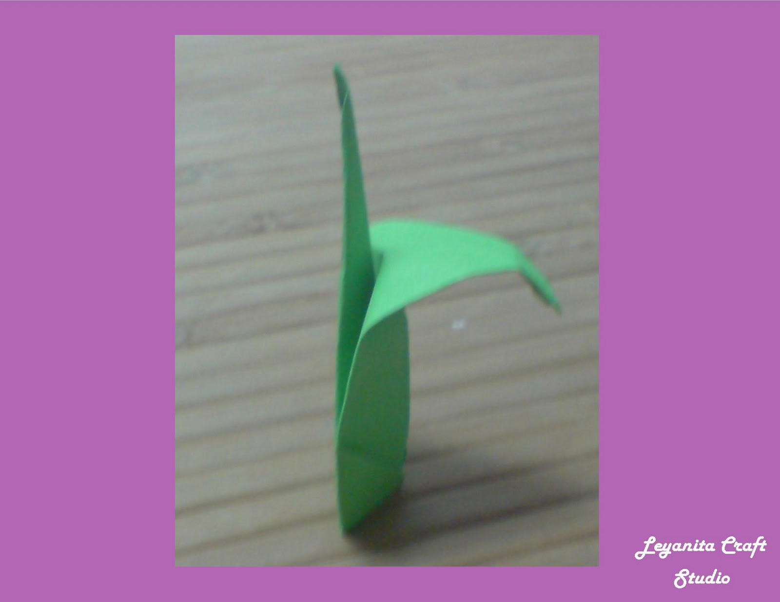Tutorial: Origami Bunga Tulip | Leyanita Craft Studio
