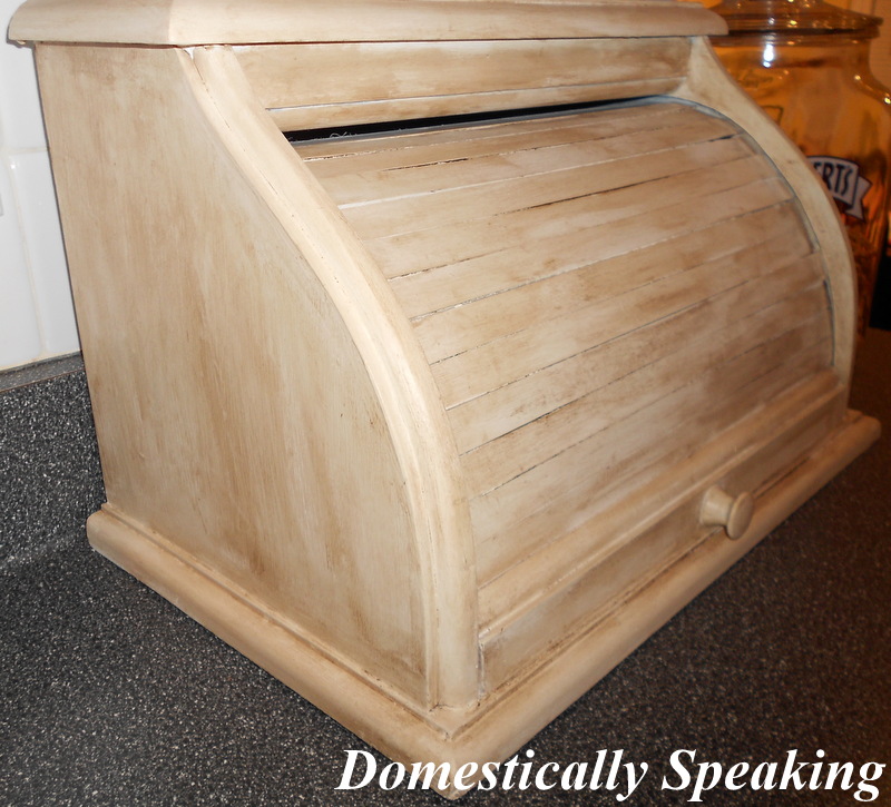 Domestically Vintage: White Bread Box ~ With Annie Sloan Chalk Paint