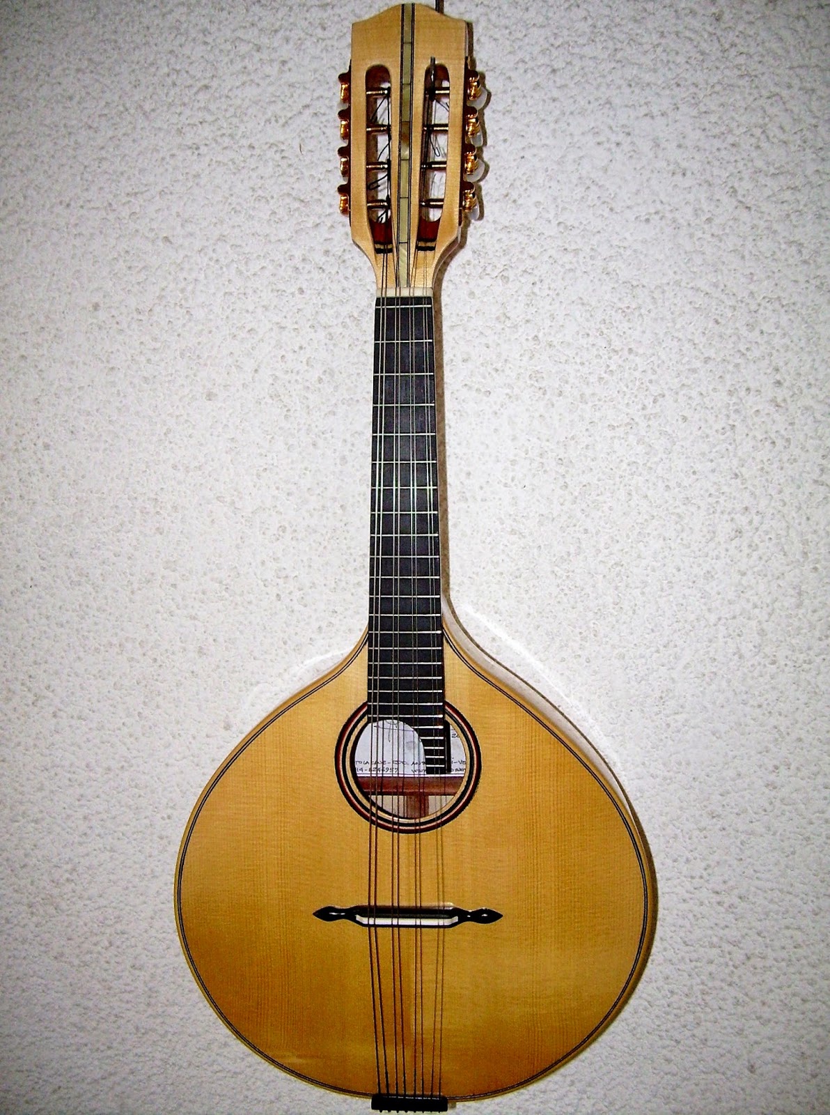 Alfonso Sandoval - Luthier: MANDOLINA