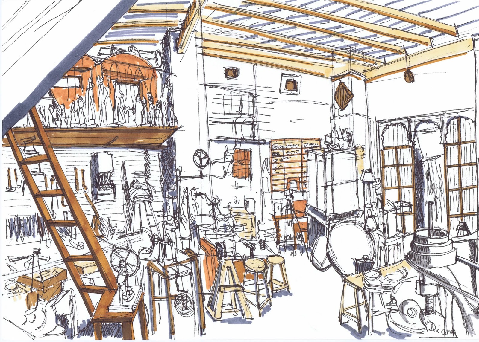 Patrimonio Industrial Arquitectónico: Mis dibujos industriales. Dibujos ... Patrimonio Industrial Arquitectónico: Mis dibujos industriales. Dibujos ...