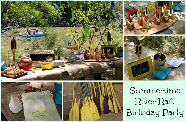 Moore Minutes: Summertime RIVER RAFT Birthday Party and Whitewater ...