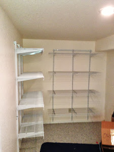 Elfa vs. FastTrack: Comparison between Elfa "Easy Hang" shelves and ...