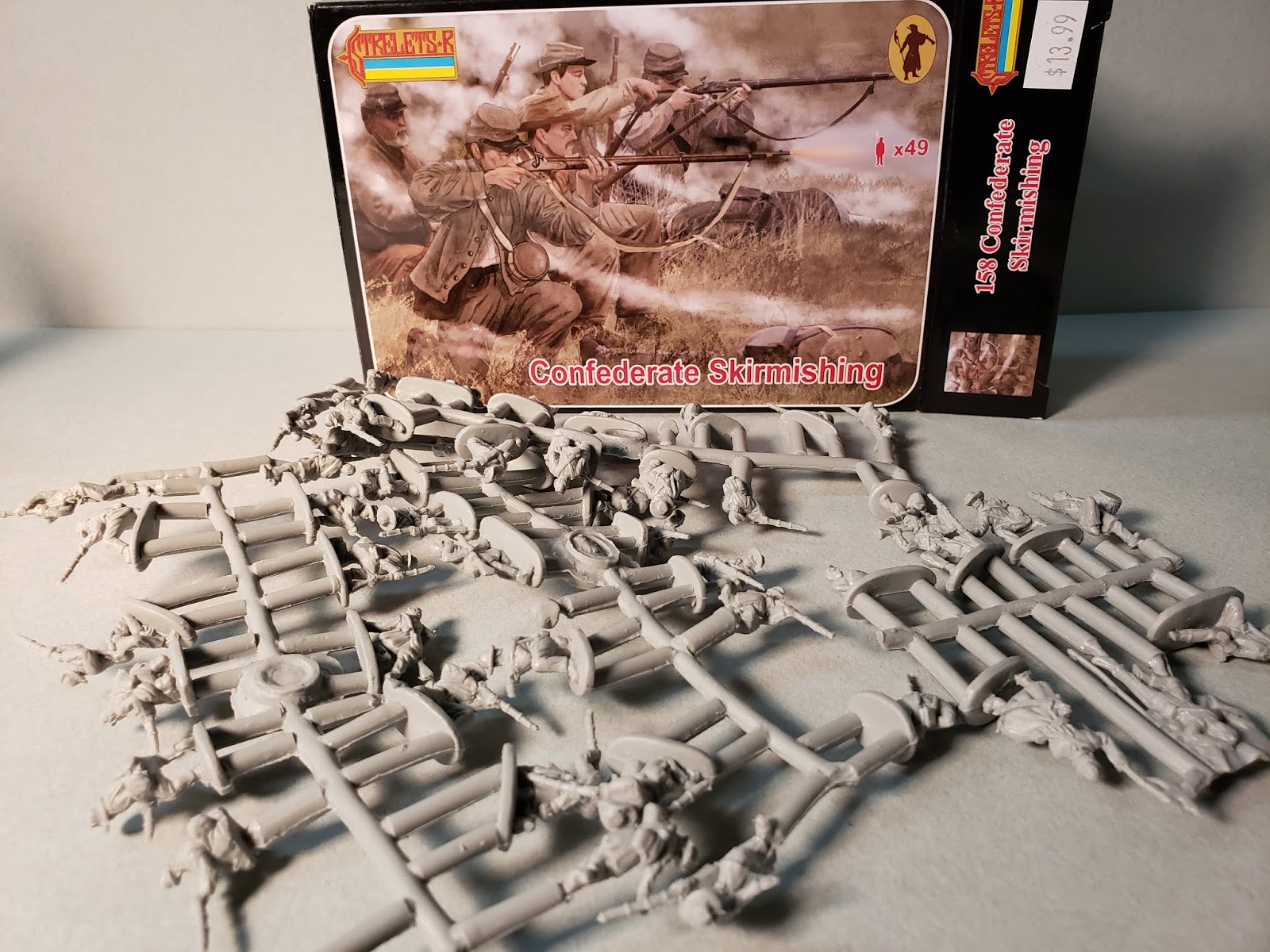 Anton's Wargame Blog: Strelets-R 20mm ACW Confederates Skirmishing