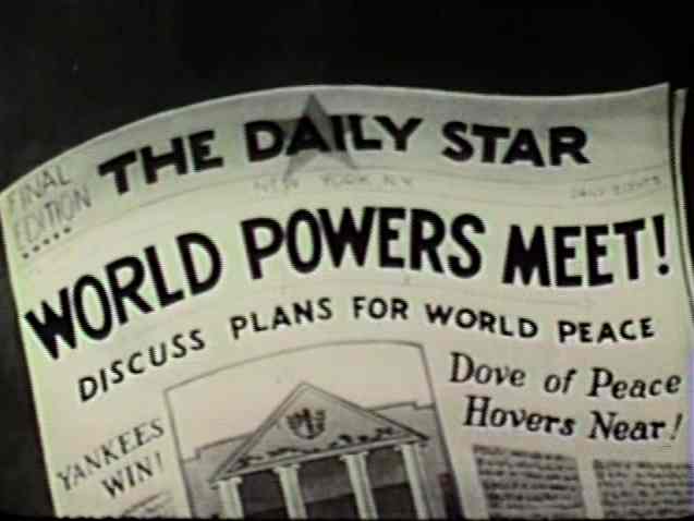 Cartoons of 1935: 059 The Peace Conference