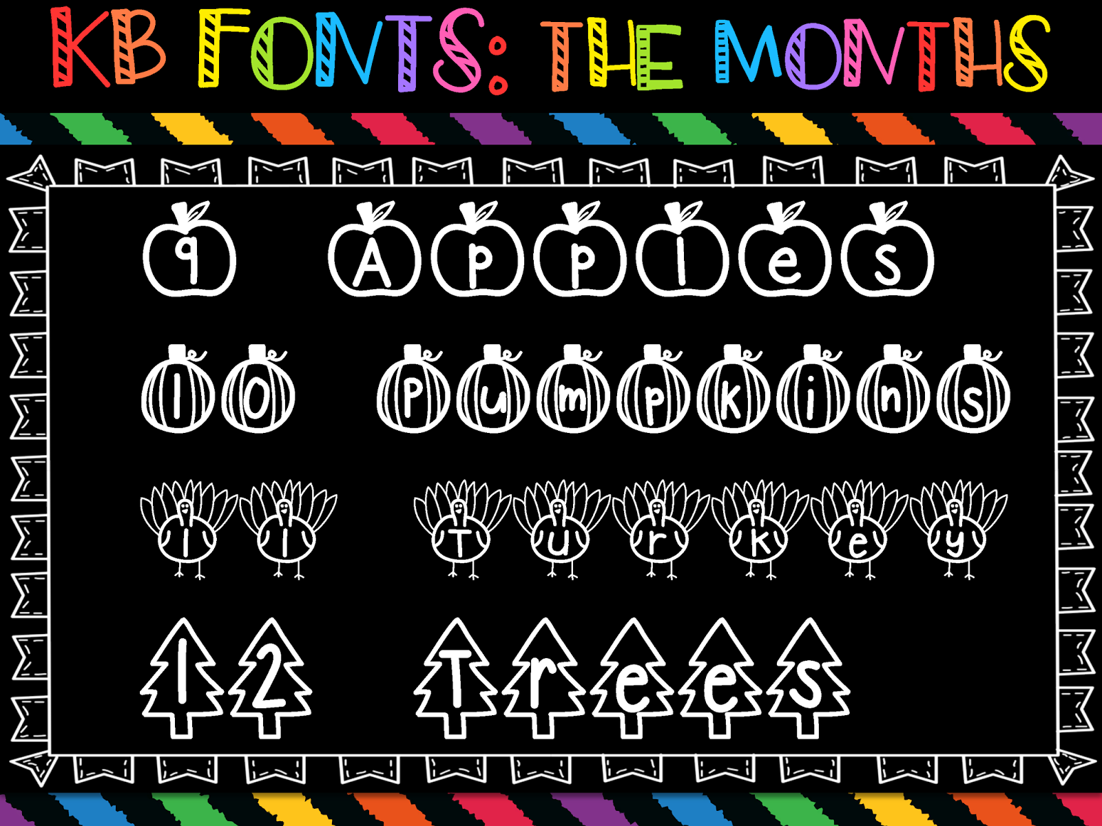 Keepin' It Kool In KinderLand: KB FONTS