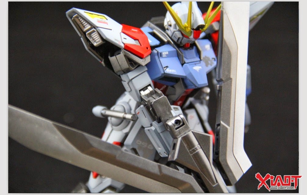 MG 1/100 Build Strike Gundam + Universe Booster + Homemade Backpack ...