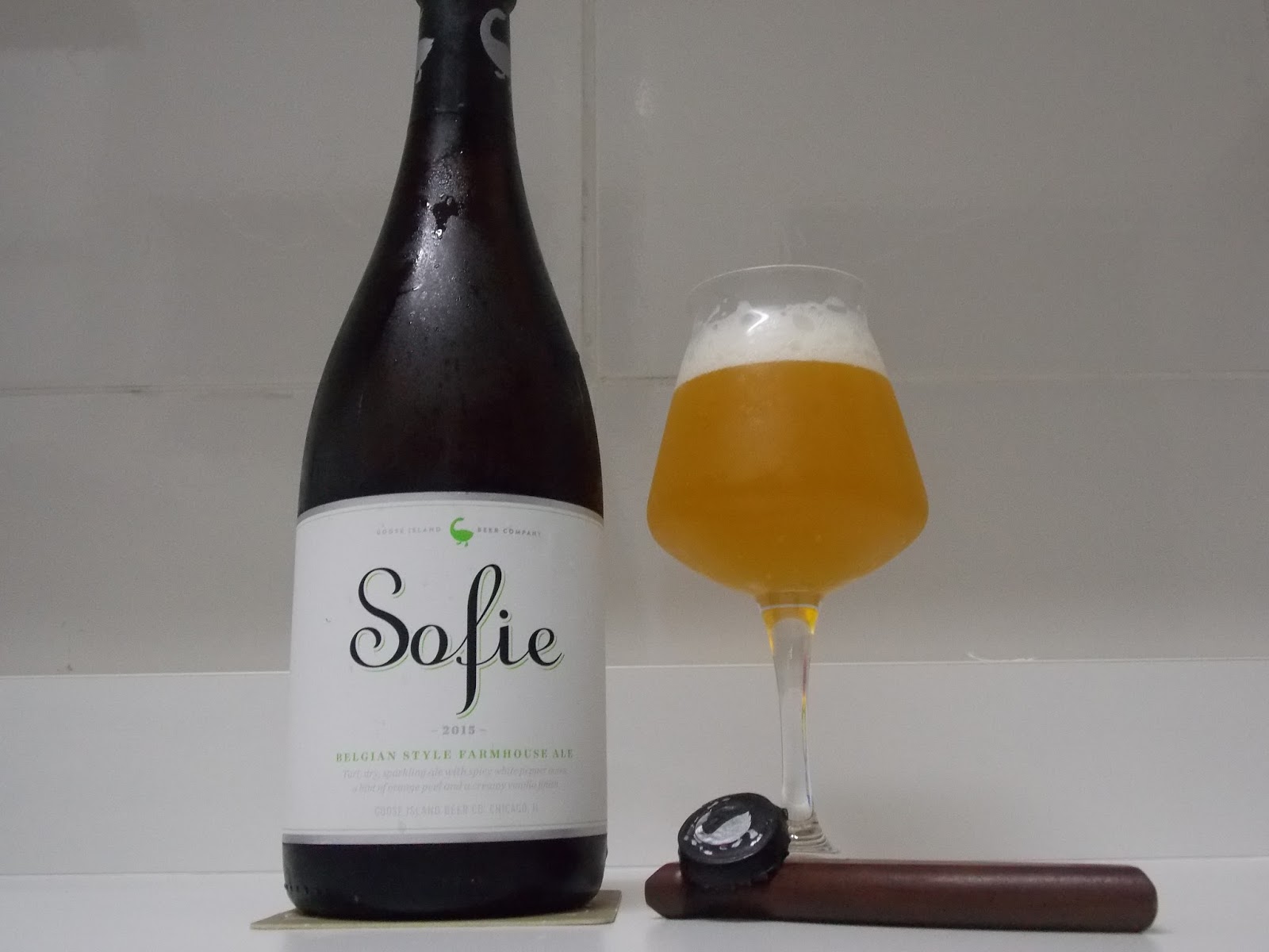 Goose Island Sofie - Degustação nº 566 – NINKASI BEER CLUB