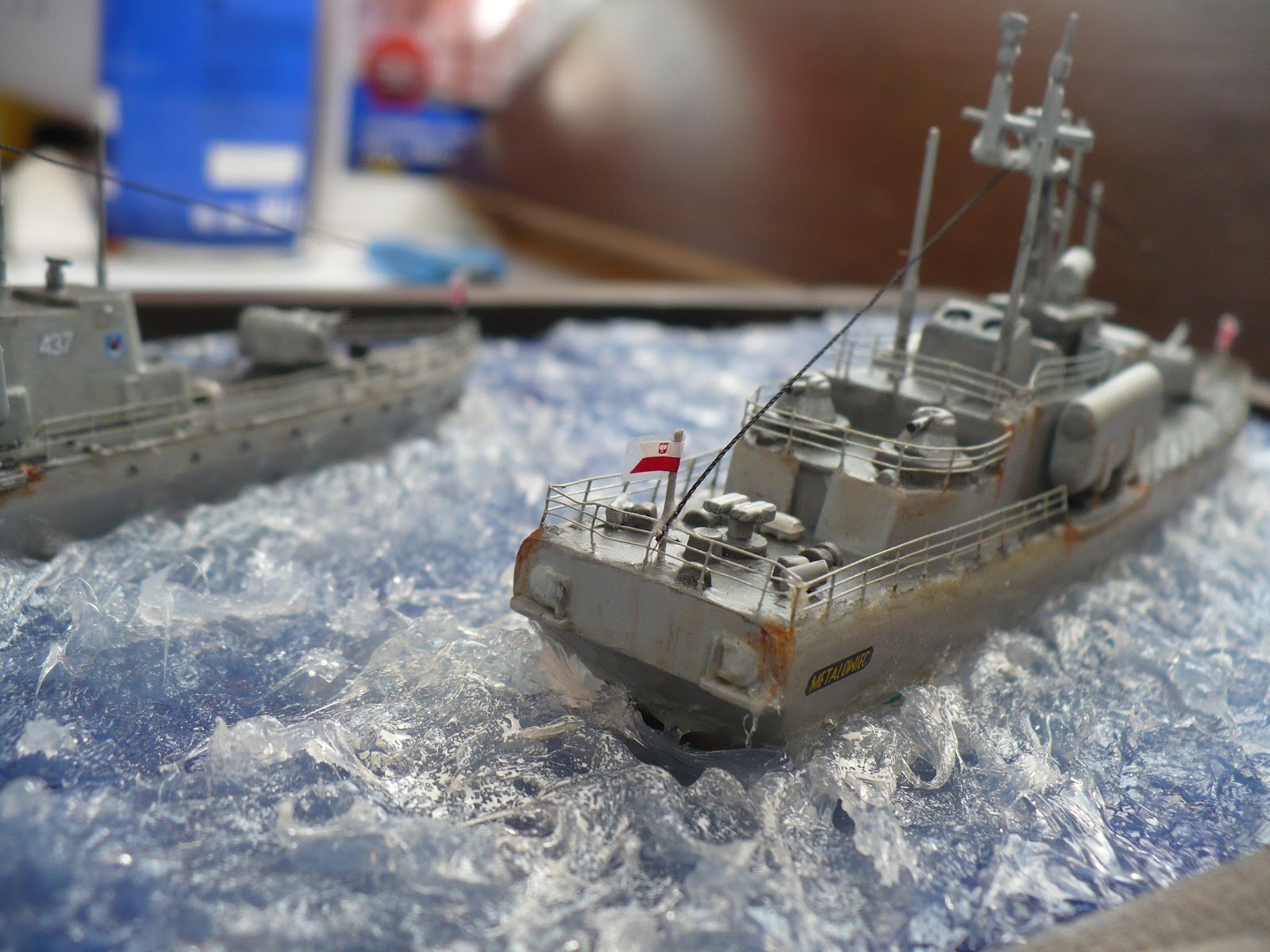 Modelarstwo okrętowe: ORP Rolnik i Metalowiec