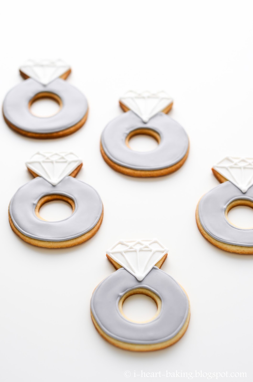 i heart baking!: diamond engagement ring cookies