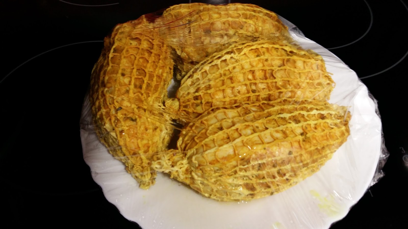 Fiambre de pechuga de pollo adobada