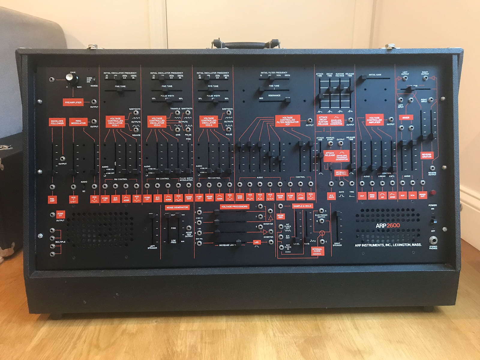 MATRIXSYNTH: ARP 2601 with 3620 Keyboard w/ Matching Serial Numbers SN 0807