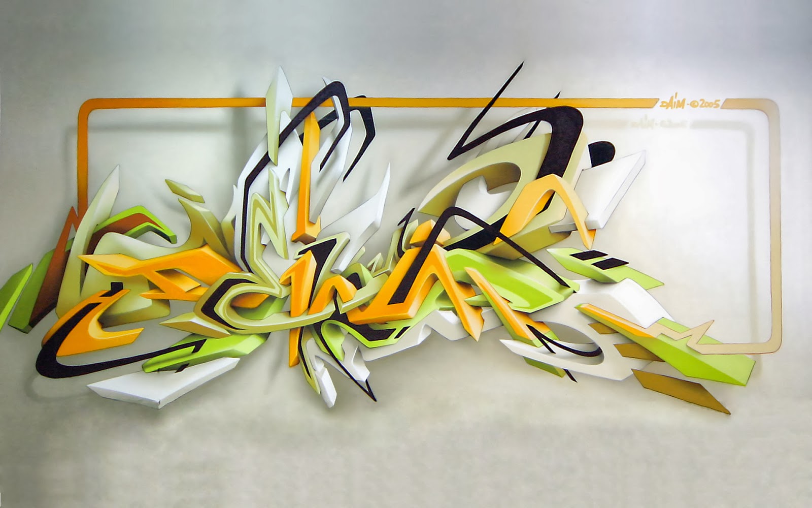 GRAFFITY BEST ART: 3D Graffiti Wallpaper