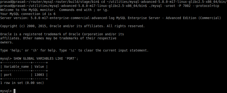Hello World !: MySQL Router and High Availability