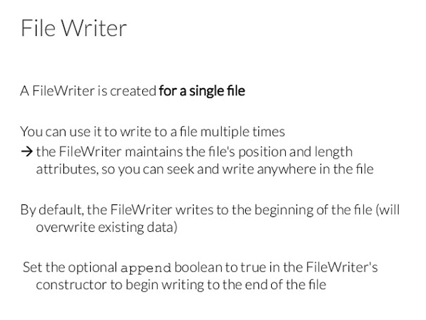 How to append text to existing File in Java? Example | Java67