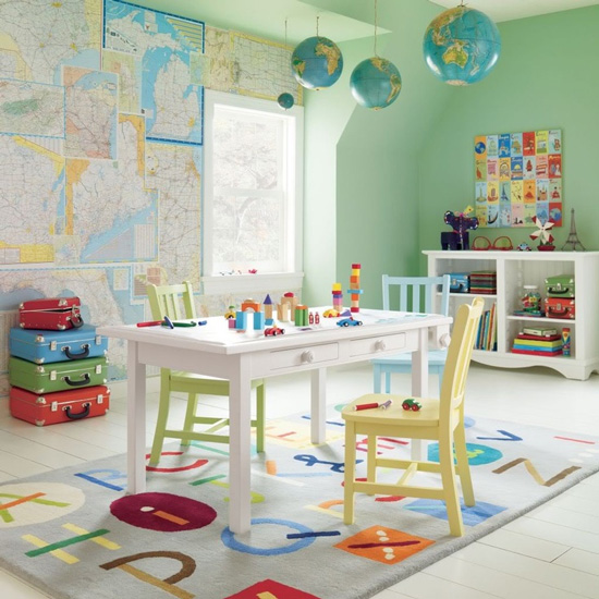 belle maison: Kids Spaces: Playroom / Workroom Inspiration
