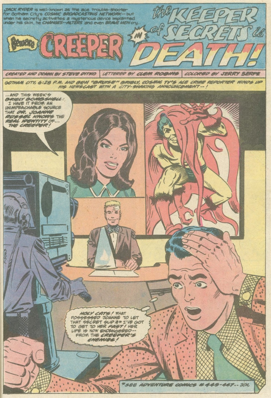 Diversions of the Groovy Kind: Steve Ditko's The Creeper--Covers and ...