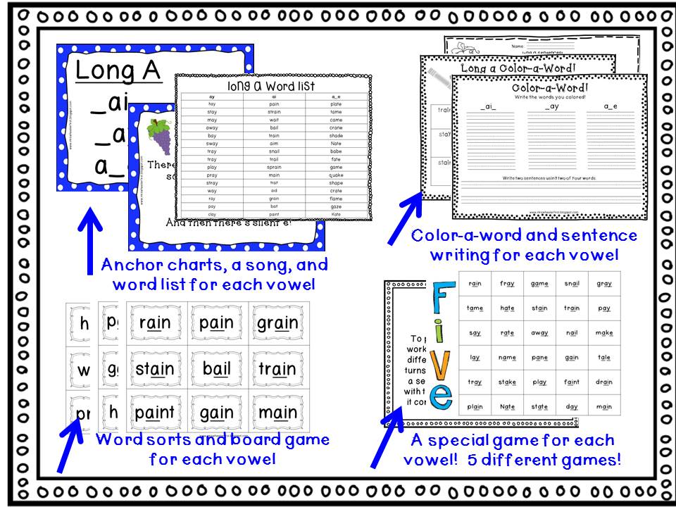 Mrs. Wheeler's First Grade Tidbits: Long Vowels and Vowel Teams!!