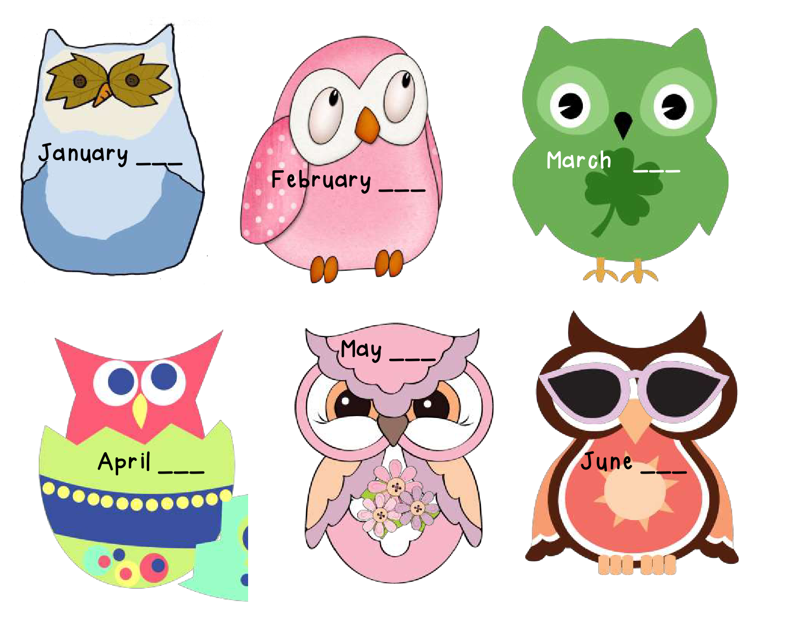 Creations by Mrs. Mouse: Birthday Posters - Owl Theme