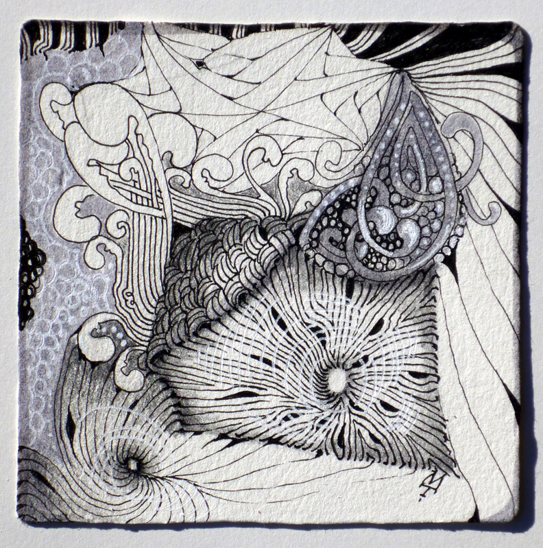 Zentangle: Tangling in the Shade