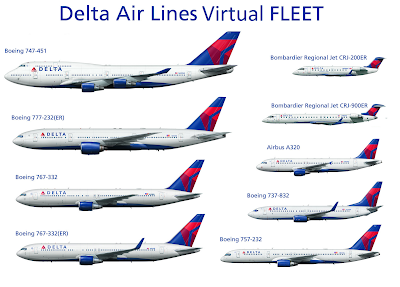 Delta Virtual Airlines: Fleet