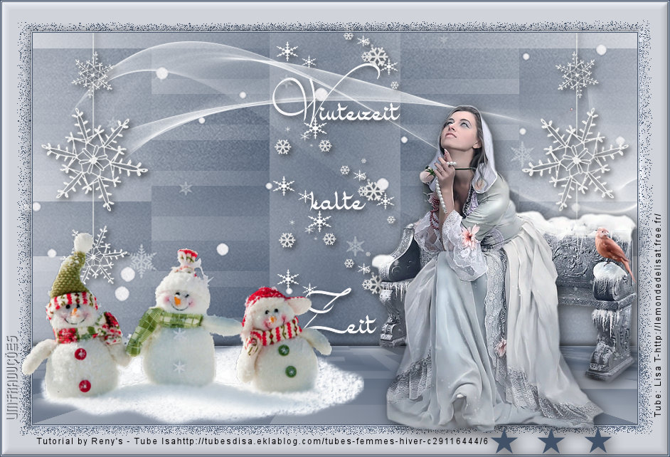 PSP imagens e cores: Reny's tutorial - Winter Cold