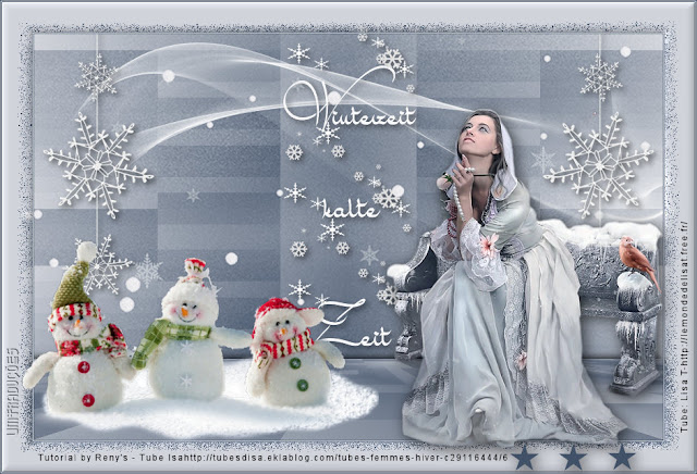 PSP imagens e cores: Reny's tutorial - Winter Cold