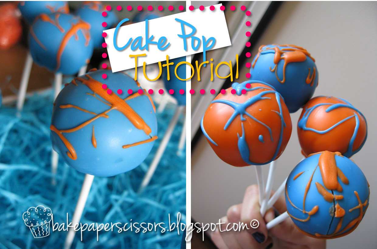 Bake, Paper, Scissors: Cake Pops Step-By-Step