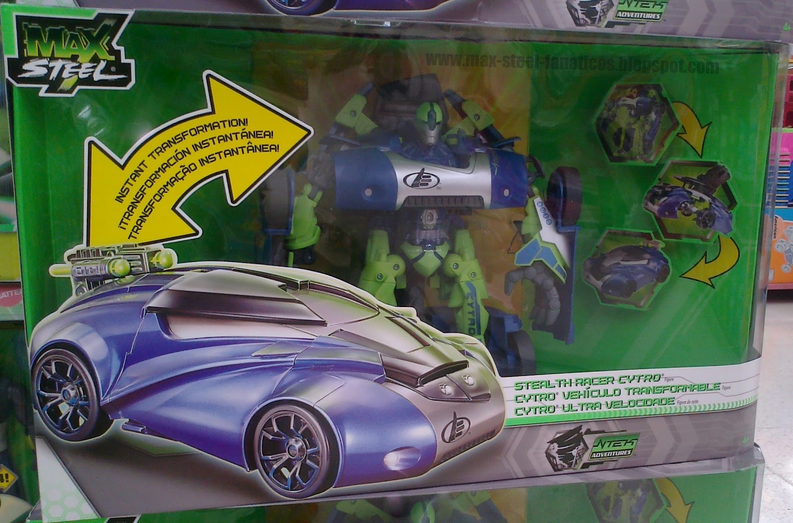 Max Steel Fanáticos: Cytro Vehículo Transformable
