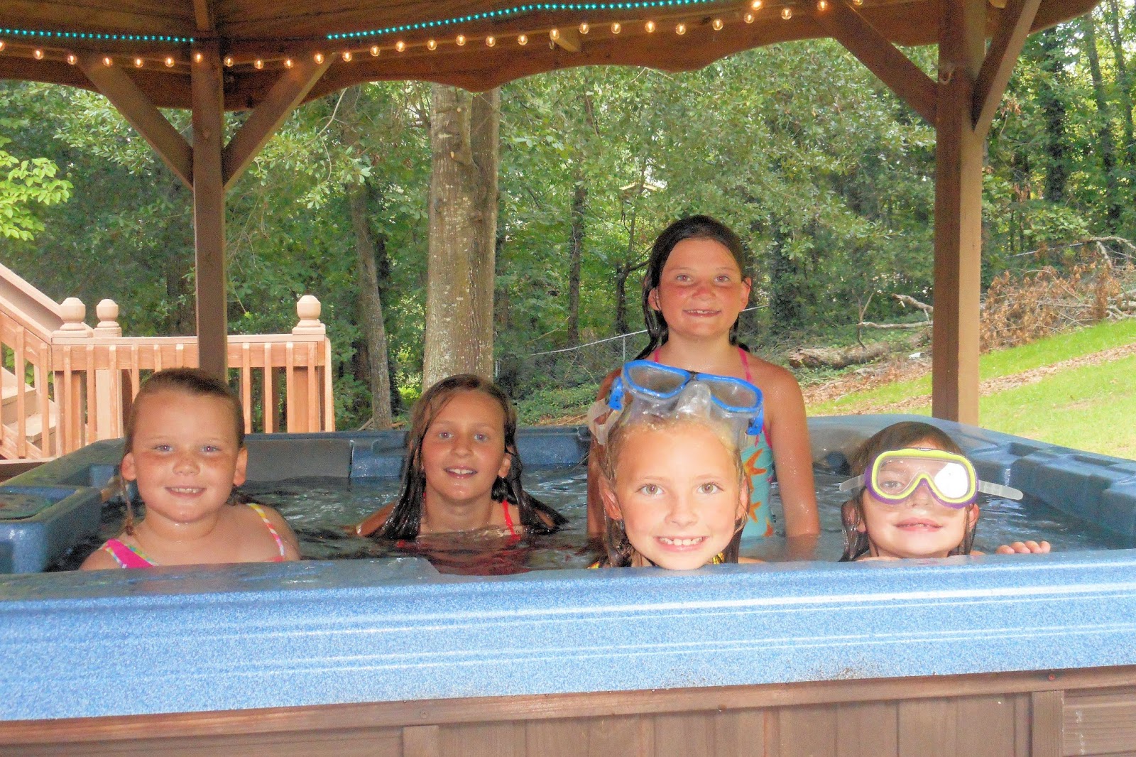 For a Look back in Time.....: Cheer swim party!