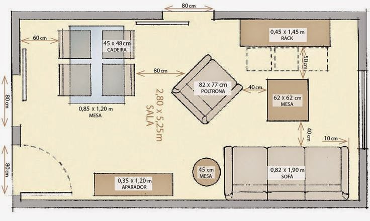 El Blog de Paula: Medidas que se manejan en espacios interiores