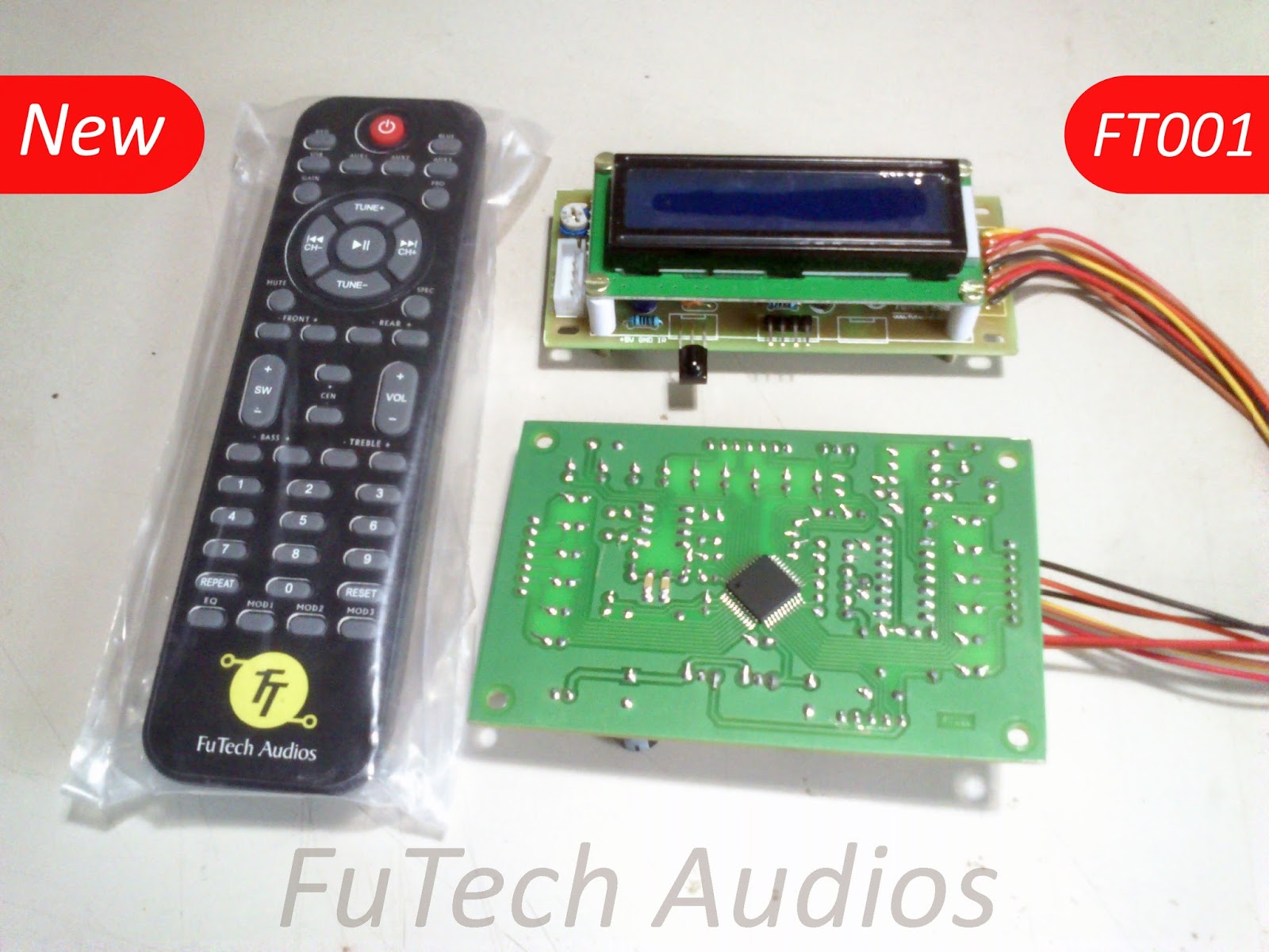 Futech Audios: 5.1Ch Remote Kit With USB + Audio Spectrum Analyzer