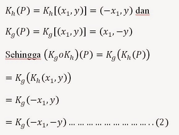 amiksyah: SETENGAH PUTARAN Geometri Transformasi
